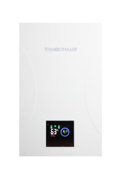 Termodinamik Ek 18 (380V) (Isıtma) Dokunmatik Ekran Trifaze Elektrikli Kombi Termodinamik Ek 18 (380V) (Isıtma) Dokunmatik Ekran Trifaze Elektrikli Kombi