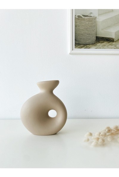 Ordoveni Deoratif Bohem Vazo Bej