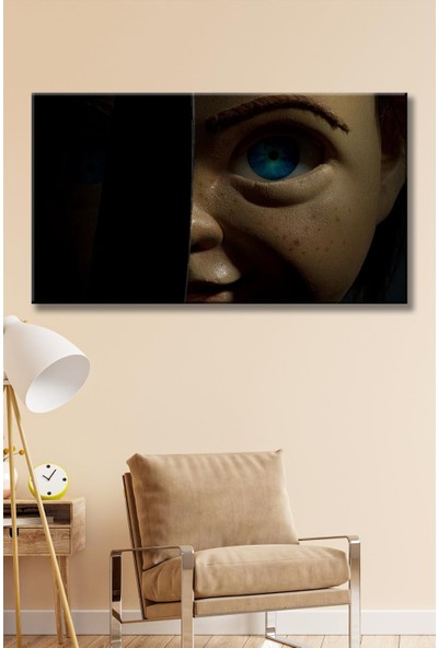 Fupe Shop Mavi Gözlü Kız - 107979 - Dekoratif Duvar Kanvas Tablo
