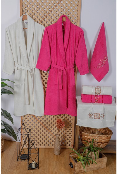 Köse Home Collection 6 Parça Aile Bornoz Seti | Çeyiz Seti | Bornoz Takımı Köse Home Collection 6 Parça Aile Bornoz Seti | Çeyiz Seti | Bornoz Takımı
