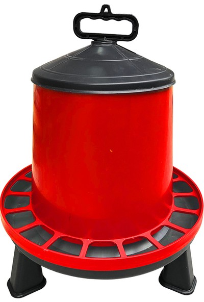 Kanatlı Shop 7 kg Tavuk Yemlik Ayaklı Kırmızı