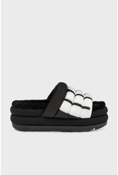Ugg Logolu Yüksek Tabanlı W Puft Slide Logo Terlik Bayan Terlik 1127067