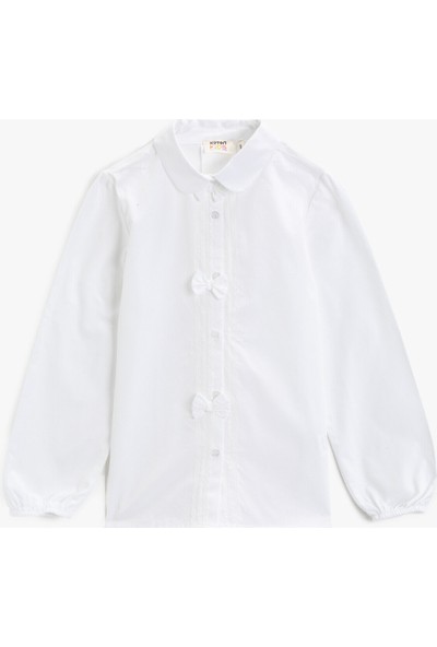 Koton Kurdele Detaylı Gömlek Pamuklu