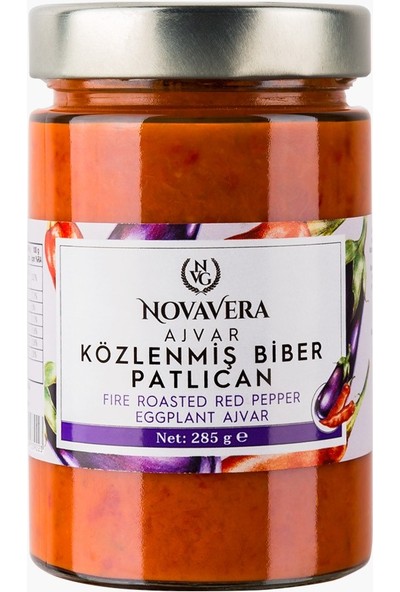 Nova Vera Közlenmiş Biber Patlıcanlı Ajvar 285 gr