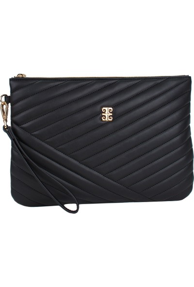 Pierre Cardin Kadın Siyah Portföy Clutch Çanta PC537 Pierre Cardin Kadın Siyah Portföy Clutch Çanta PC537