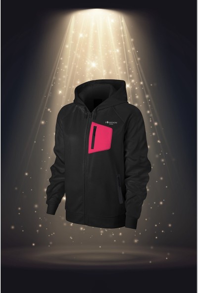Poseidon Storm Büyük Beden Kadın Siyah Interlok Kumaş Fermuarlı Cepli Kişiye Özel Tasarım Rahat Sweatshirt 3XL-10XL Poseidon Storm Büyük Beden Kadın Siyah Interlok Kumaş Fermuarlı Cepli Kişiye Özel Tasarım Rahat Sweatshirt 3XL-10XL