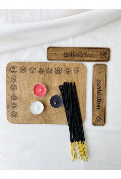 Retrobird Meditasyon ve Tütsü Seti - 7 Li Full Set Unisex