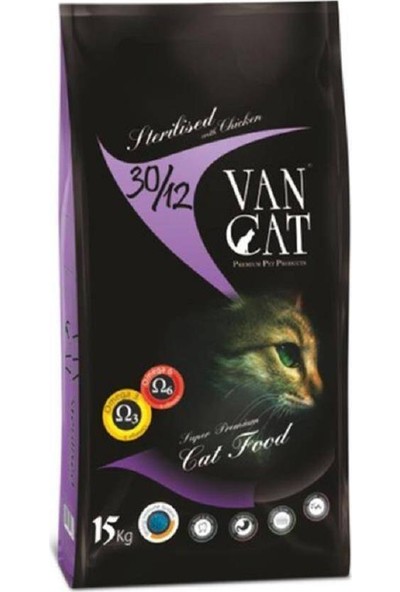 Vancat Sterilised Kısırlaştırılmış Yetişkin Kedi Maması 15 kg Vancat Sterilised Kısırlaştırılmış Yetişkin Kedi Maması 15 kg
