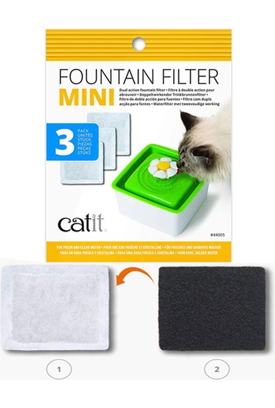 Catit Kedi Suluğu Filtresi 3 Lü #43735W