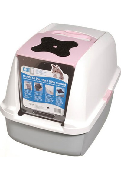 Catit Kapalı Kedi Tuvalet Kabini Pembe