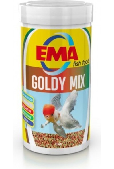 Ema Pet Ema Goldy Mix Granulat Japon Balık Yemi 100 ml Ema Pet Ema Goldy Mix Granulat Japon Balık Yemi 100 ml