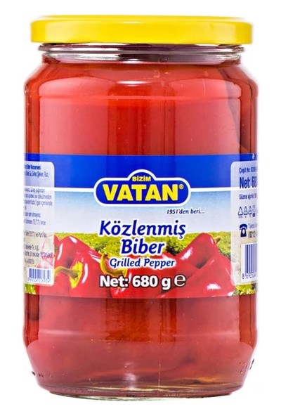 Bizim Vatan Közlenmiş Biber 680 gr