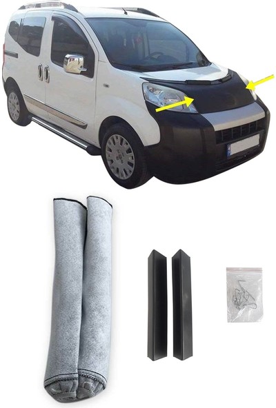 Oto Pandami Fiat Fiorino 2007+ Siyah Burun Maskesi Oto Pandami Fiat Fiorino 2007+ Siyah Burun Maskesi