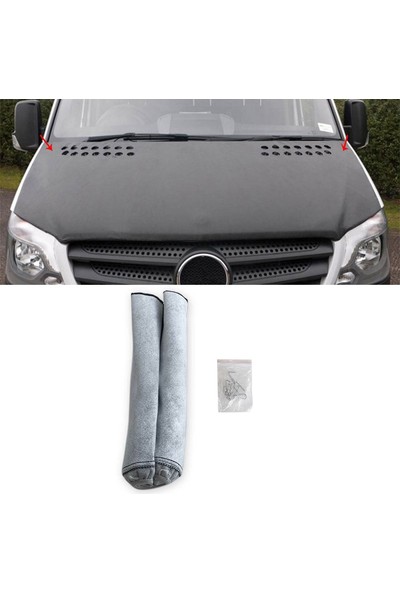 Oto Pandami Mercedes Sprinter 2018+ Siyah Kaput Maskesi Oto Pandami Mercedes Sprinter 2018+ Siyah Kaput Maskesi