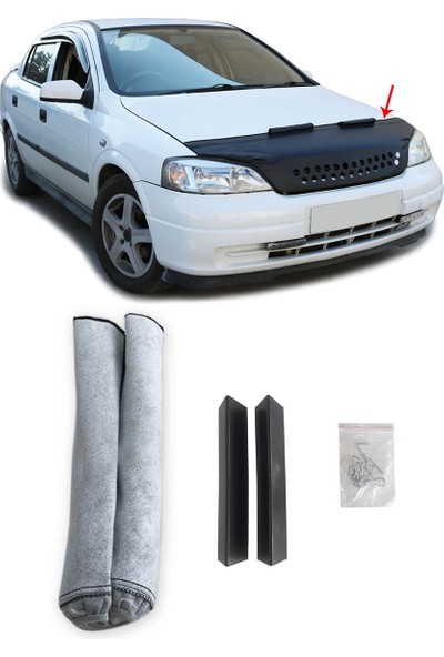 Oto Pandami Opel Astra G 1998-2001 Siyah Burun Maskesi Oto Pandami Opel Astra G 1998-2001 Siyah Burun Maskesi