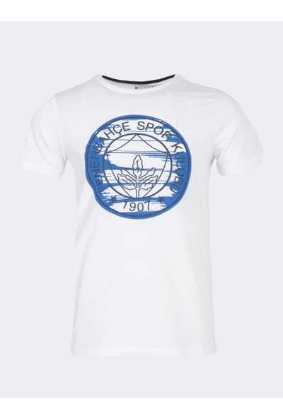 Fenerium Erkek Tribün Kabaran Baskı Logo T-Shi