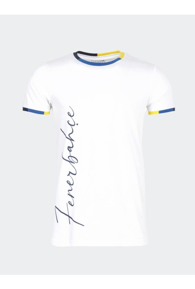 Fenerium Erkek Tribün Yaka Detaylı T-Shirt