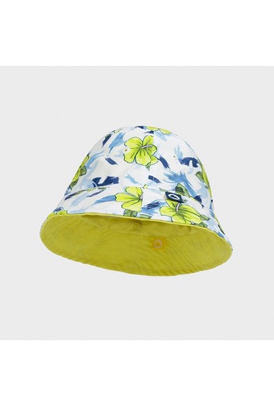 Mayoral Erkek Bebek Çift Taraflı Desenli Şapka Yeşil 10181