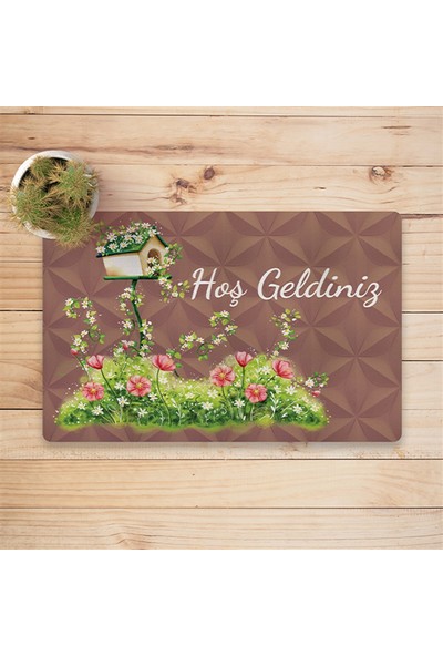 Vagonik Hoşgeldiniz Dijital Baskılı 50X70CM Dekoratif Çok Amaçlı Iç ve Dış Kapı Paspası Vagonik Hoşgeldiniz Dijital Baskılı 50X70CM Dekoratif Çok Amaçlı Iç ve Dış Kapı Paspası