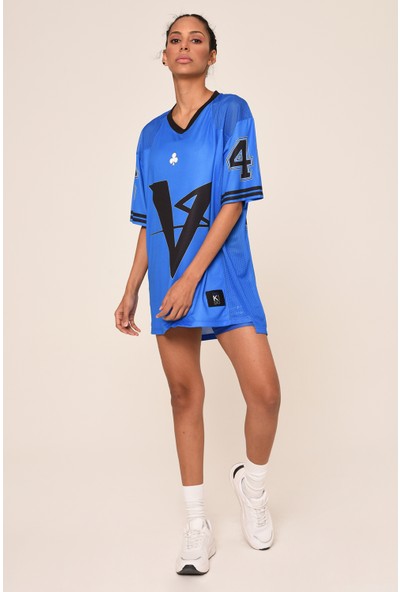 Baskido Oversize Beyzbol Forması Sax