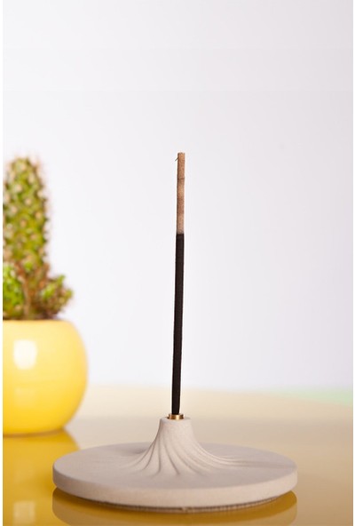 Dreamays Dekoratif Pirinç Çubuk Gri Beton Oval Tütsülük TTS009 Dreamays Dekoratif Pirinç Çubuk Gri Beton Oval Tütsülük TTS009