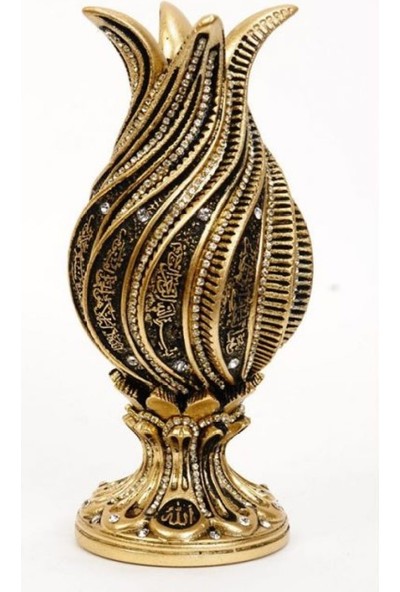 Hediye Seviyorum Lale Biblo Kristal Taş Altın Hediye Seviyorum Lale Biblo Kristal Taş Altın