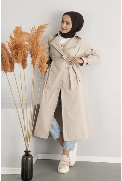 Modaala Class Trençkot Taş