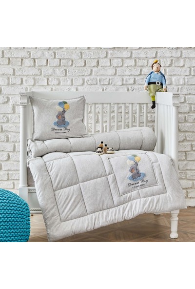 Karaca Home Softy Dream Big Açık Gri Bebek Cotton Comfort Set
