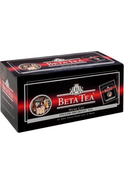 Beta English Breakfast Bardak Poşet 25 x 2 GR (Seylan Çayı - Ceylon Tea) Beta English Breakfast Bardak Poşet 25 x 2 GR (Seylan Çayı - Ceylon Tea)