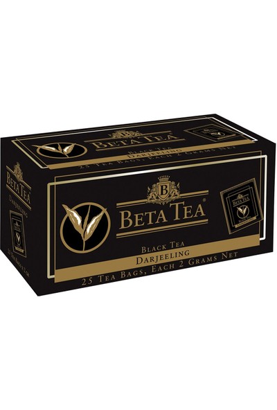 Beta Darjeeling Bardak Poşet 25 x 2 GR (Hindistan Çayı) Beta Darjeeling Bardak Poşet 25 x 2 GR (Hindistan Çayı)