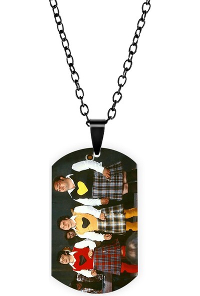 Rowalsi Hababam Sınıfı Baskılı Siyah Künye TYT1251 Rowalsi Hababam Sınıfı Baskılı Siyah Künye TYT1251