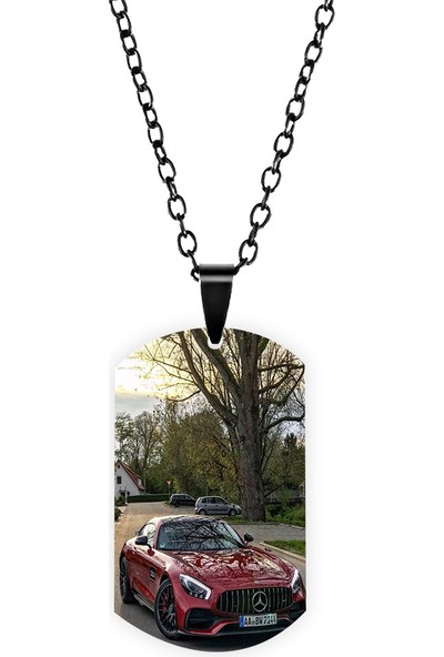 Rowalsi Mercedes Amg Baskılı Siyah Künye TYT469