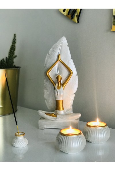 Gonca Yoga Yapan Kız Seti Yogacı Kız Biblosu - Hediyelik Biblo Gonca Yoga Yapan Kız Seti Yogacı Kız Biblosu - Hediyelik Biblo
