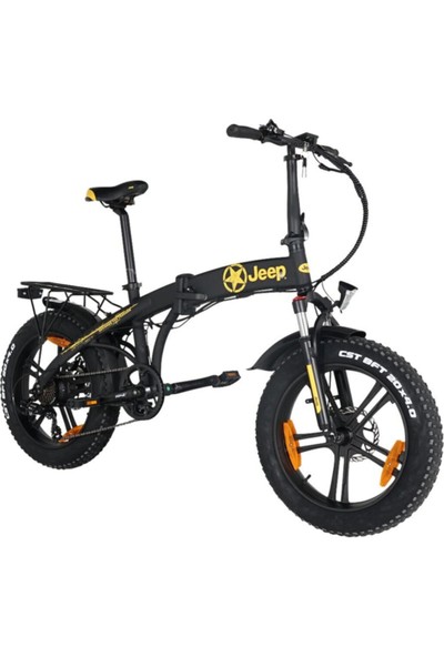 Jeep JP0035 Elektrikli Katlanır Bisiklet Siyah
