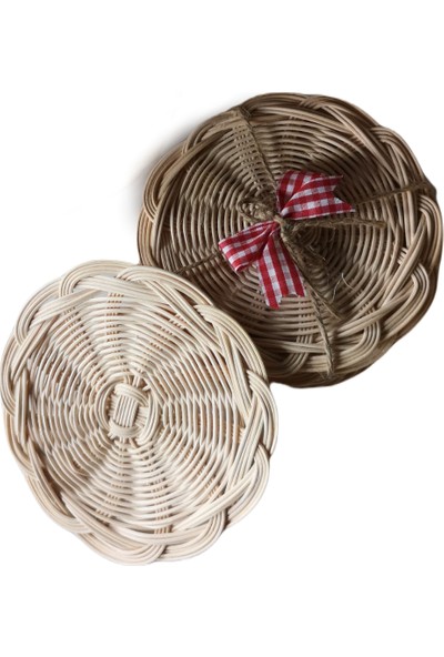 Küçük Mucizeler Dükkanı Rattan Bardak Altlığı 2'li Set
