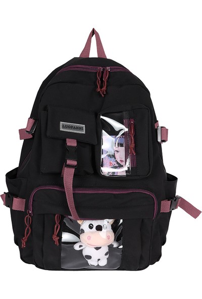 Kalavika Su Geçirmez Sırt Çantası Şeffaf Yüksek Kapasiteli Siyah (Yurt Dışından) Kalavika Su Geçirmez Sırt Çantası Şeffaf Yüksek Kapasiteli Siyah (Yurt Dışından)