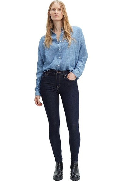 Levi's Levis Bayan Jean Pantolon 721 High Rise Skinny 18882-0188