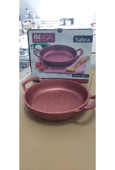 Özlife Sahra Döküm 20 cm Sahan Kırmızı