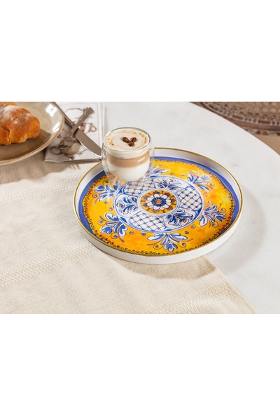 Madame Coco Louvre Yuvarlak Sunum Tepsisi Madame Coco Louvre Yuvarlak Sunum Tepsisi