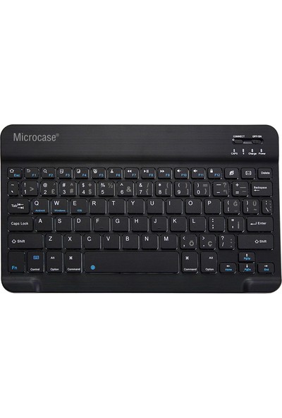 Microcase Tablet ve Telefonlar Için Şarjlı Türkçe Bluetooth Klavye - AL2723 Siyah Microcase Tablet ve Telefonlar Için Şarjlı Türkçe Bluetooth Klavye - AL2723 Siyah