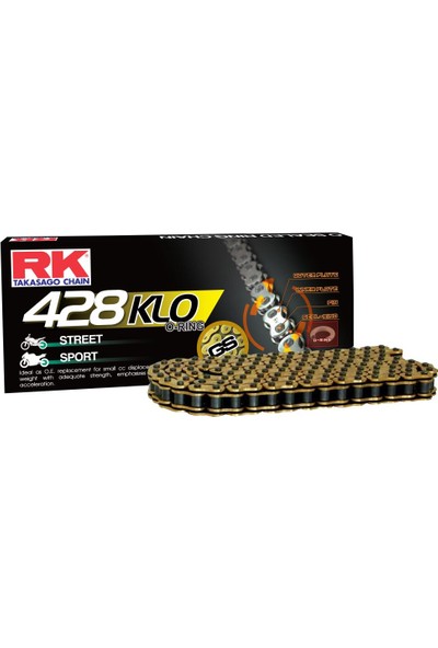 RK Yamaha Ybr 125 Rk Zincir Gs 428 Klo 118L