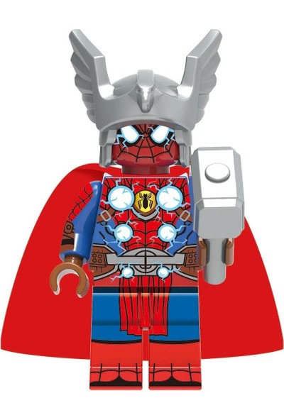 Xinh Spiderman Collection Series Mini Figür Spider-Thor X-352 Xinh Spiderman Collection Series Mini Figür Spider-Thor X-352