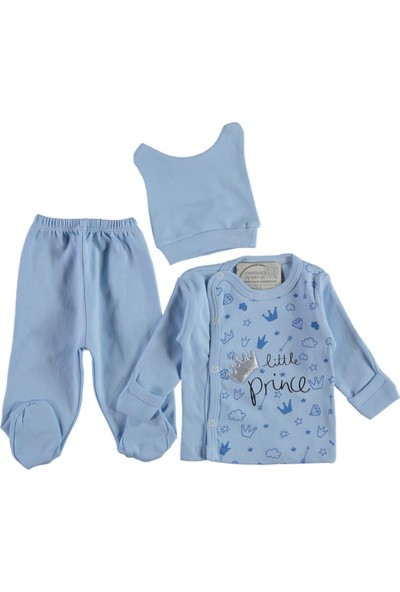 Babycan Prens Baskılı 3'lü Takım