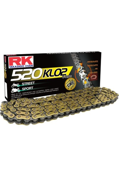 RK Honda Cbr 250 R Rk Zincir Gs 520 Klo 108L(2011-2018) RK Honda Cbr 250 R Rk Zincir Gs 520 Klo 108L(2011-2018)