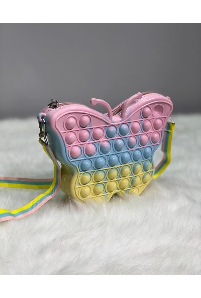 Umay Umaykids Arkalı Önlü Popit Kelebek Kız Çocuk Çanta