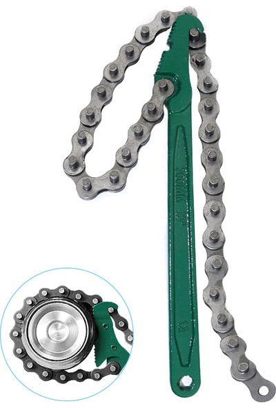 Hırdavat Garajı Ayarlı Zincirli Yağ Filtre Sökme Anahtarı Profesyonel 300 mm 12'' Hırdavat Garajı Ayarlı Zincirli Yağ Filtre Sökme Anahtarı Profesyonel 300 mm 12''