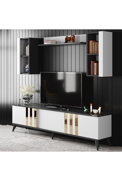 Modatte White Gold Tv Ünitesi