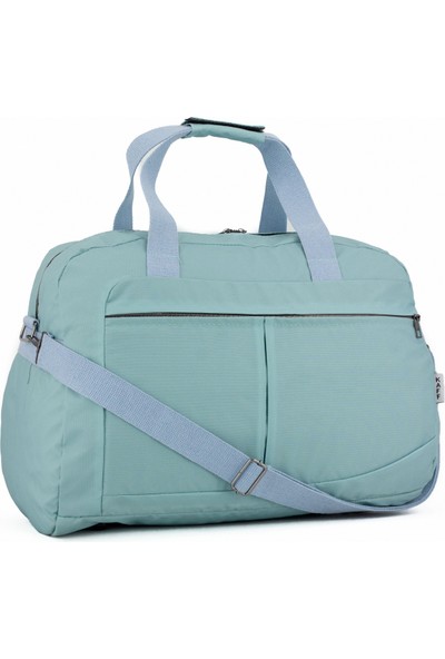 Kaff Yeni Sezon Su Yeşili Önü Cepli Uzun Askılı Unisex Spor ve Seyahat Çantası Kaff Yeni Sezon Su Yeşili Önü Cepli Uzun Askılı Unisex Spor ve Seyahat Çantası