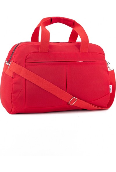 Kaff Yeni Sezon Kırmızı Önü Cepli Uzun Askılı Unisex Spor ve Seyahat Çantası Kaff Yeni Sezon Kırmızı Önü Cepli Uzun Askılı Unisex Spor ve Seyahat Çantası