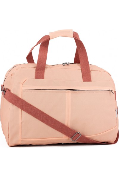 Kaff Yeni Sezon Pembe Önü Cepli Uzun Askılı Unisex Spor ve Seyahat Çantası Kaff Yeni Sezon Pembe Önü Cepli Uzun Askılı Unisex Spor ve Seyahat Çantası